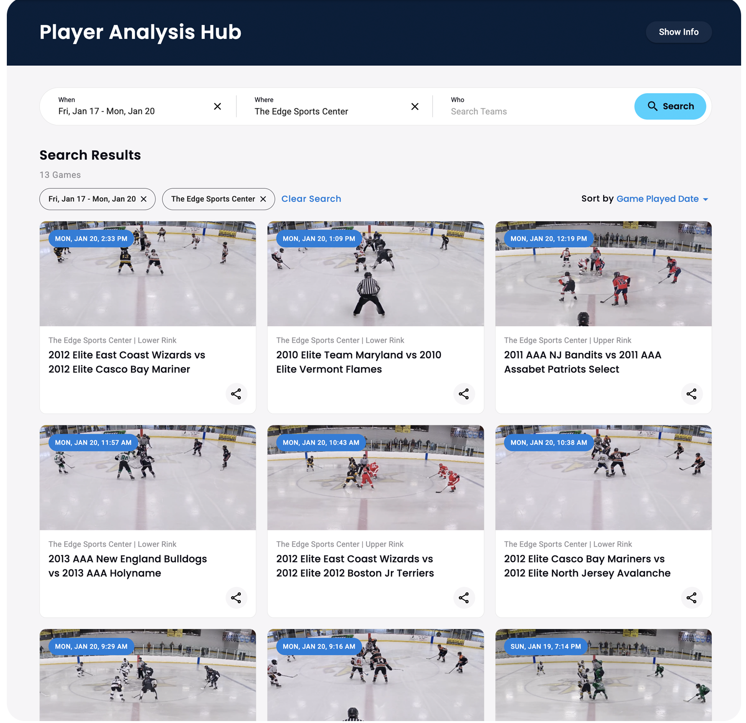 LiveBarn | Play Hockey